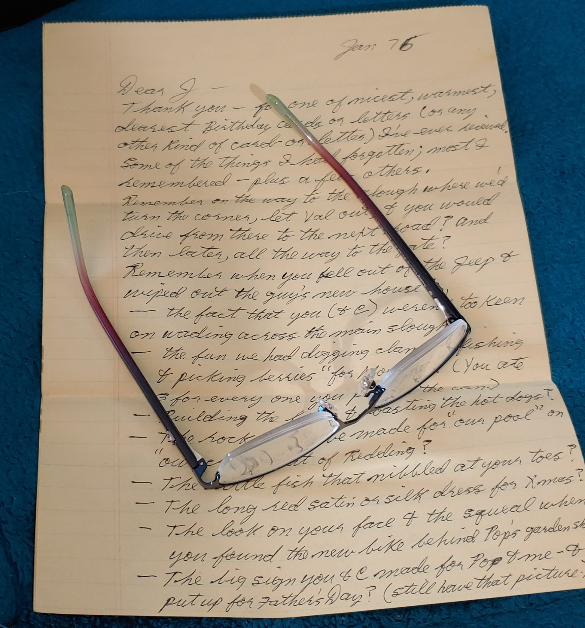 Memories - Tucked In A Letter - Doors To Joy